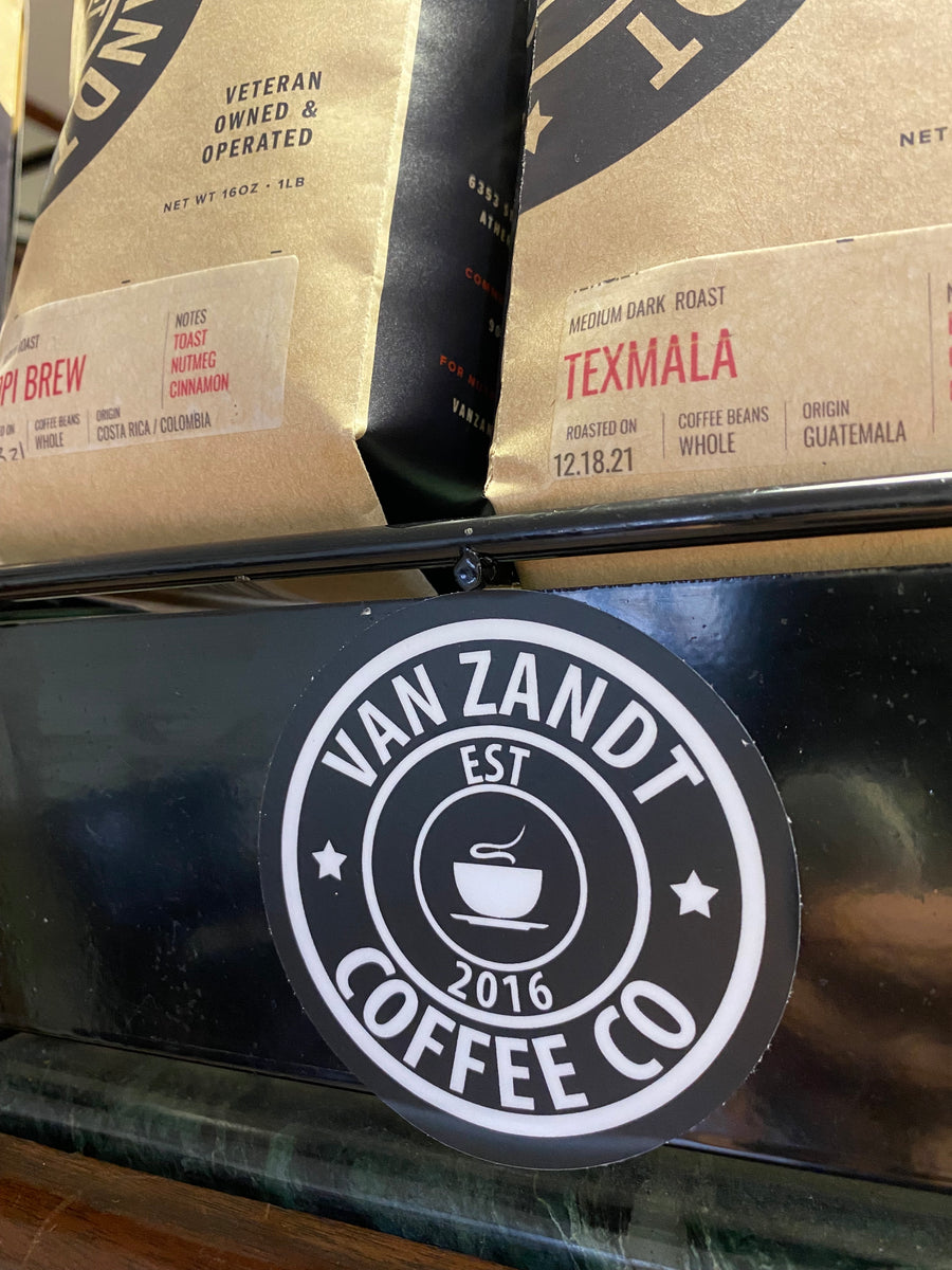 VZC Round Logo Decal – Van Zandt Coffee